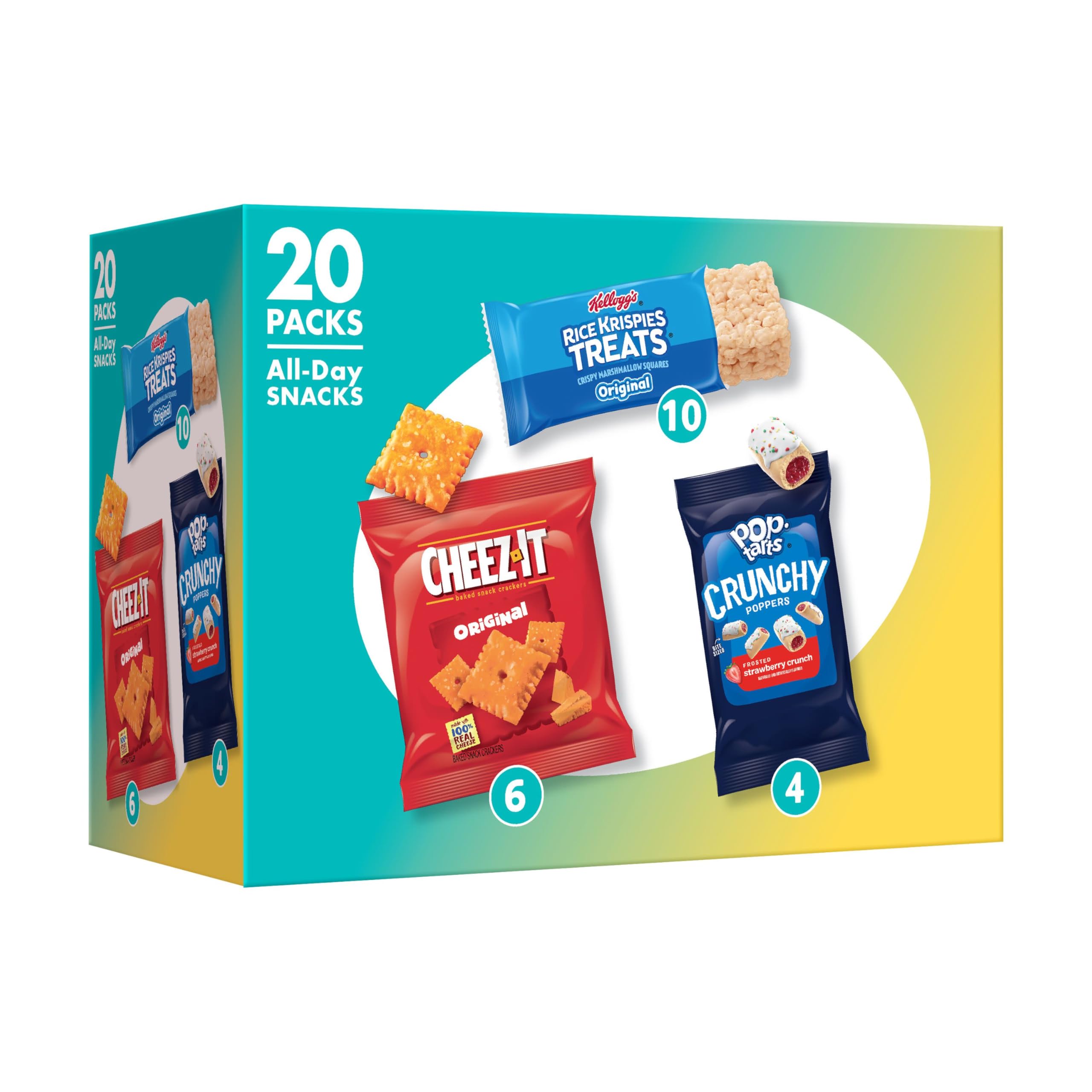 Kellogg'S Cheez-It, Pop-Tarts & Rice Krispies Treats All-Day Snacks Va ...