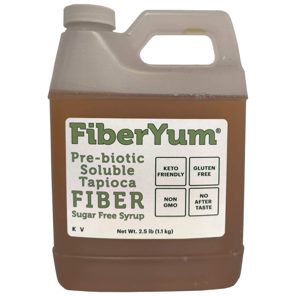 FiberYum Pre-biotic Tapioca Fiber Syrup, Plant Based, Low Cal, Non-GMO ...