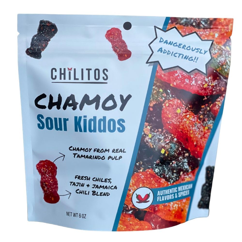 Chilitos Sweet, Sour & Spicy Chamoy Candy - Mexican Gummy Candy & Cham ...