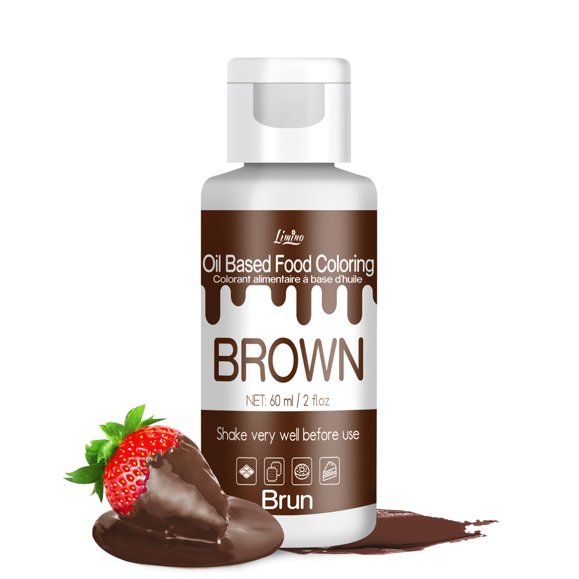 Limino Oil Based Food Coloring Set - Fat Soluble Dye for Baking, Cake ...