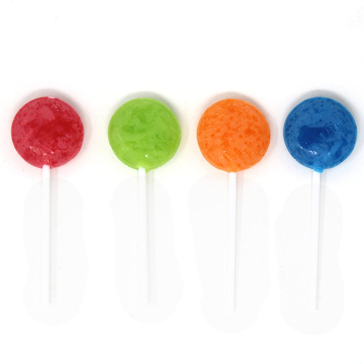 Sour Lollipops Candy Suckers - Assorted Fruit Flavors Red Orange Green ...