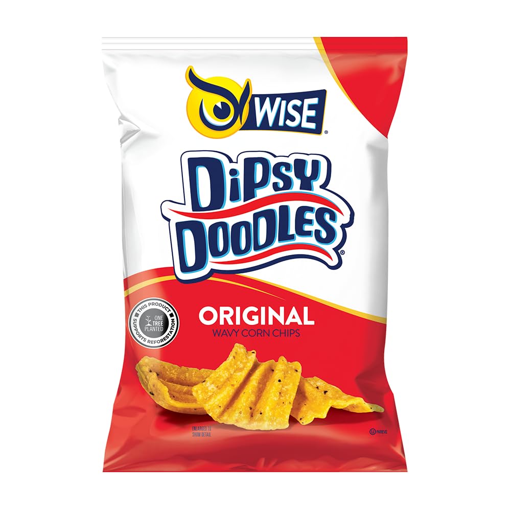 Wise Dipsy Doodles Wavy Corn Chips, Gluten Free, Whole Grain, 1.375 Ou ...