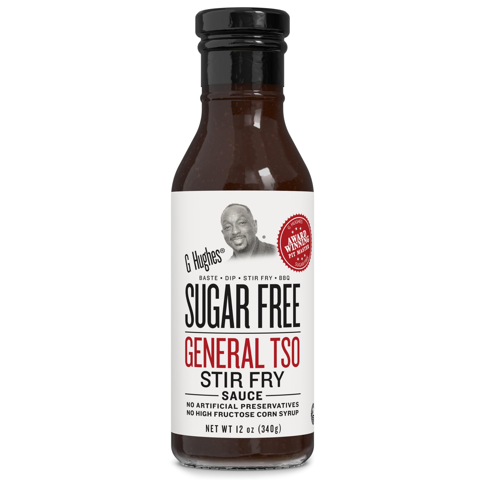 G Hughes Sugar Free General Tso Sauce, Gluten Free Stir Fry Sauce, 12 ...