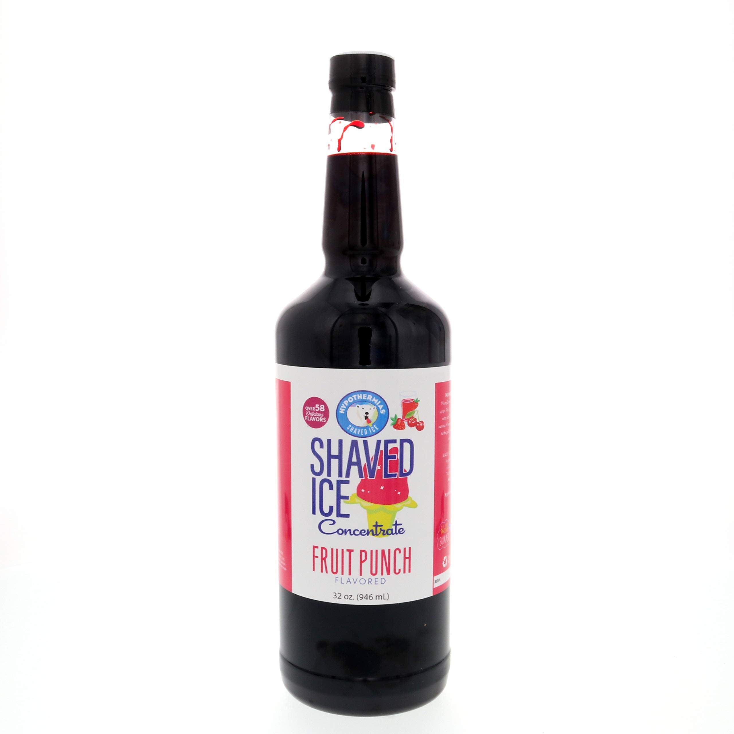 Hypothermias Shaved Ice Syrup Concentrate - Fruit Punch - 32 Fl Oz - M ...