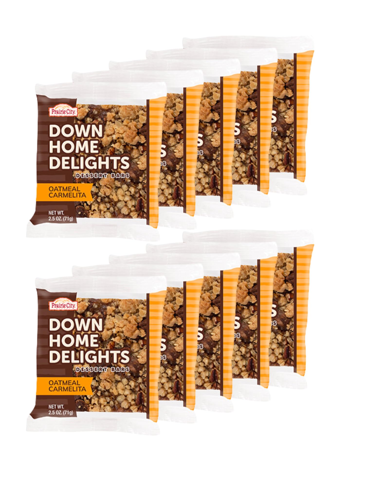 Prairie City Bakery Snack Cakes Oatmeal Carmelita Individually Wrapped ...