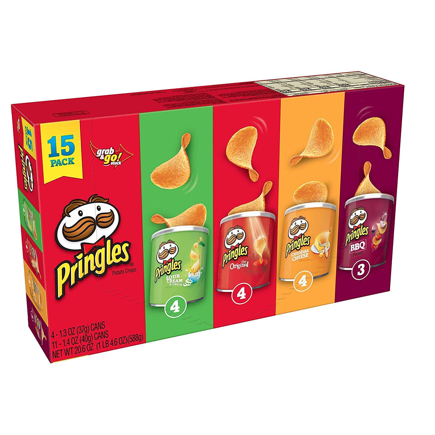 Pringles Potato Crisps Chips, Lunch Snacks, Office And Kids Snacks ...