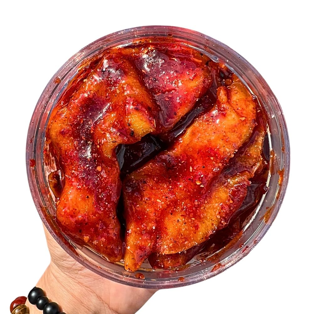 Chilitos Chamoy Candy - Sweet, Sour & Spicy Gummy - 16 oz Jar, Authent ...