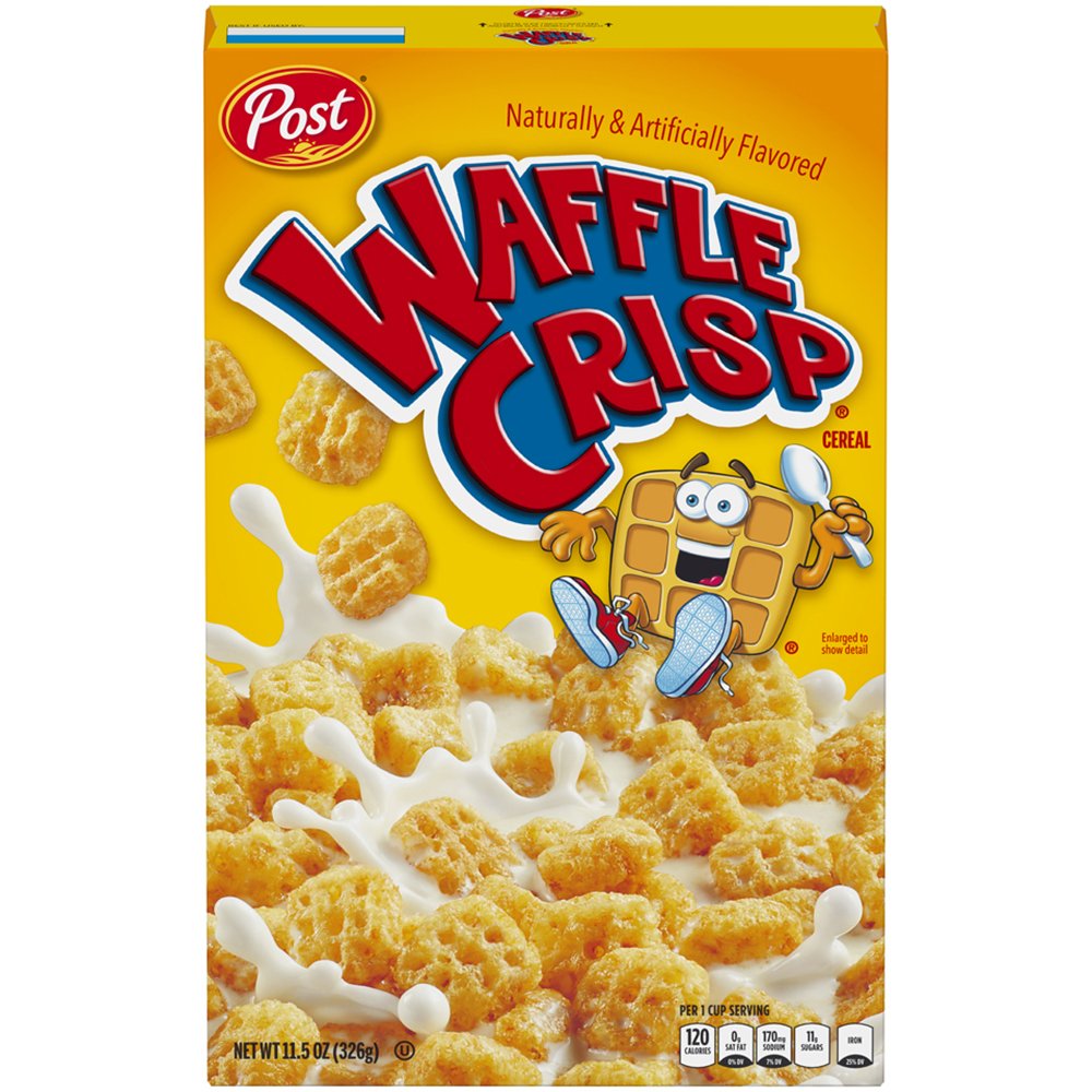 Post Waffle Crisp Breakfast Cereal Box, 11.5 Oz (Pack Of 10) – Groceryeshop