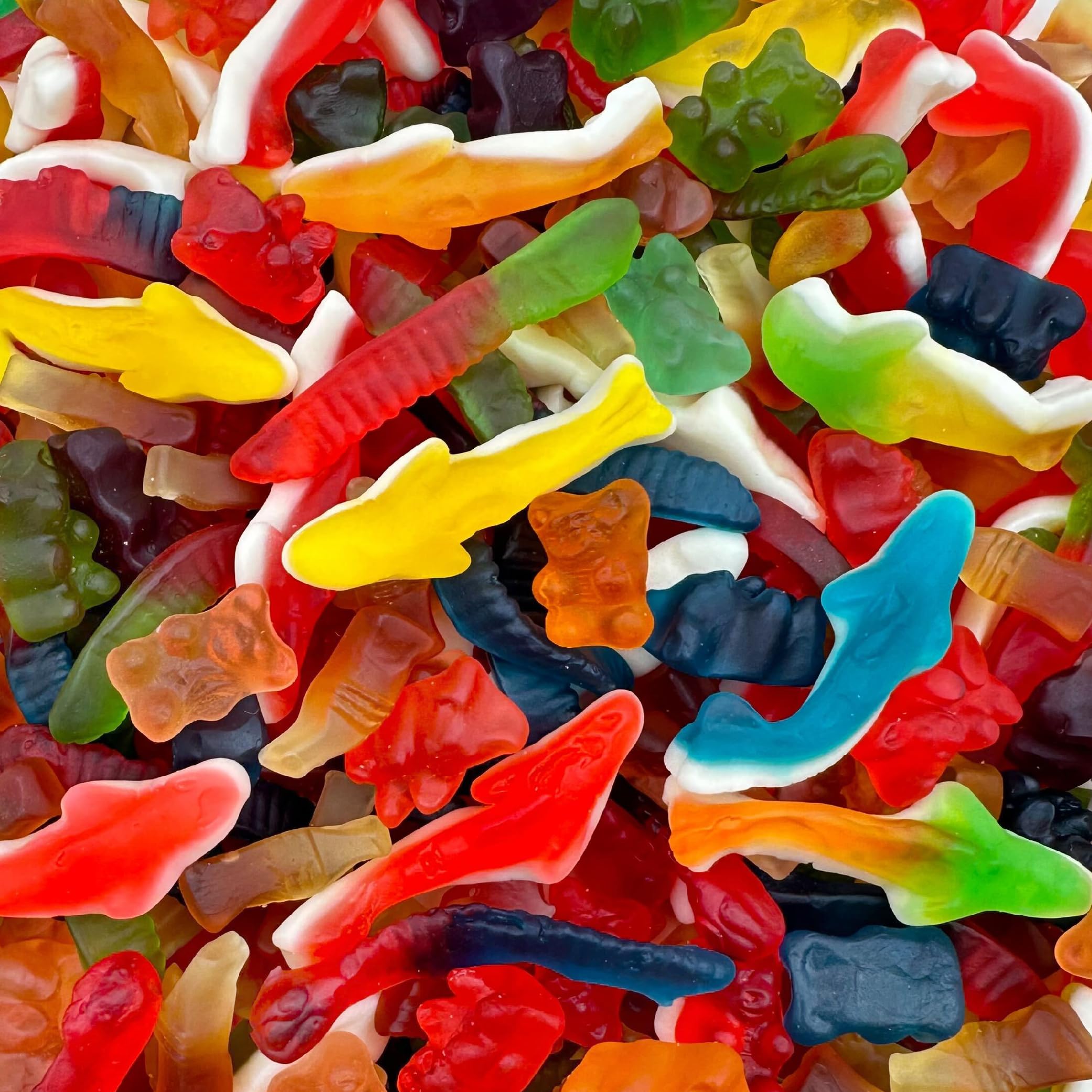 Gummy Candy Mix | 2-Pound Bag | Assorted Flavors And Shapes Gummy Part ...