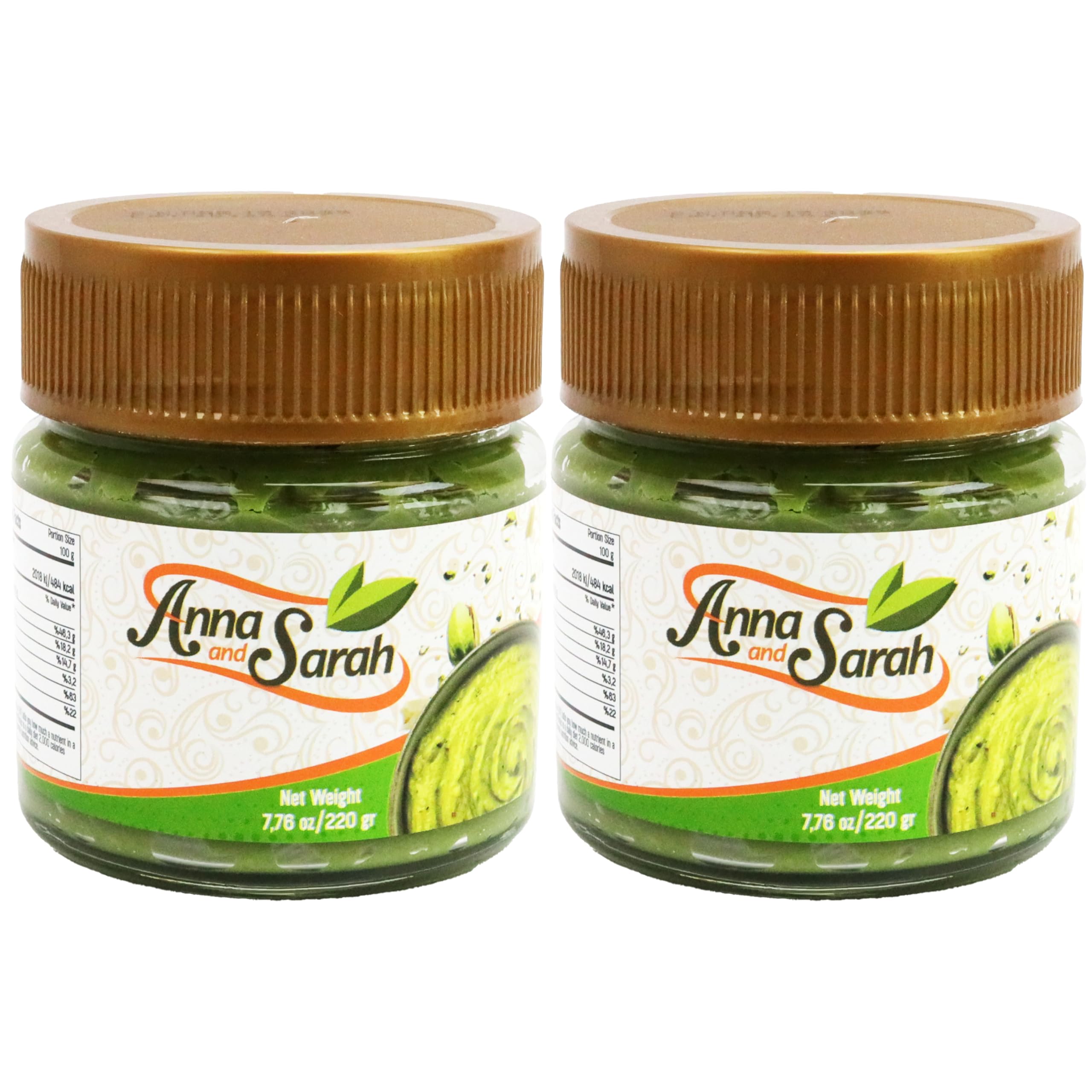 Anna and Sarah Pistachio Butter Spreadable Cream, 2 Pack, 7.75 oz, Gla ...