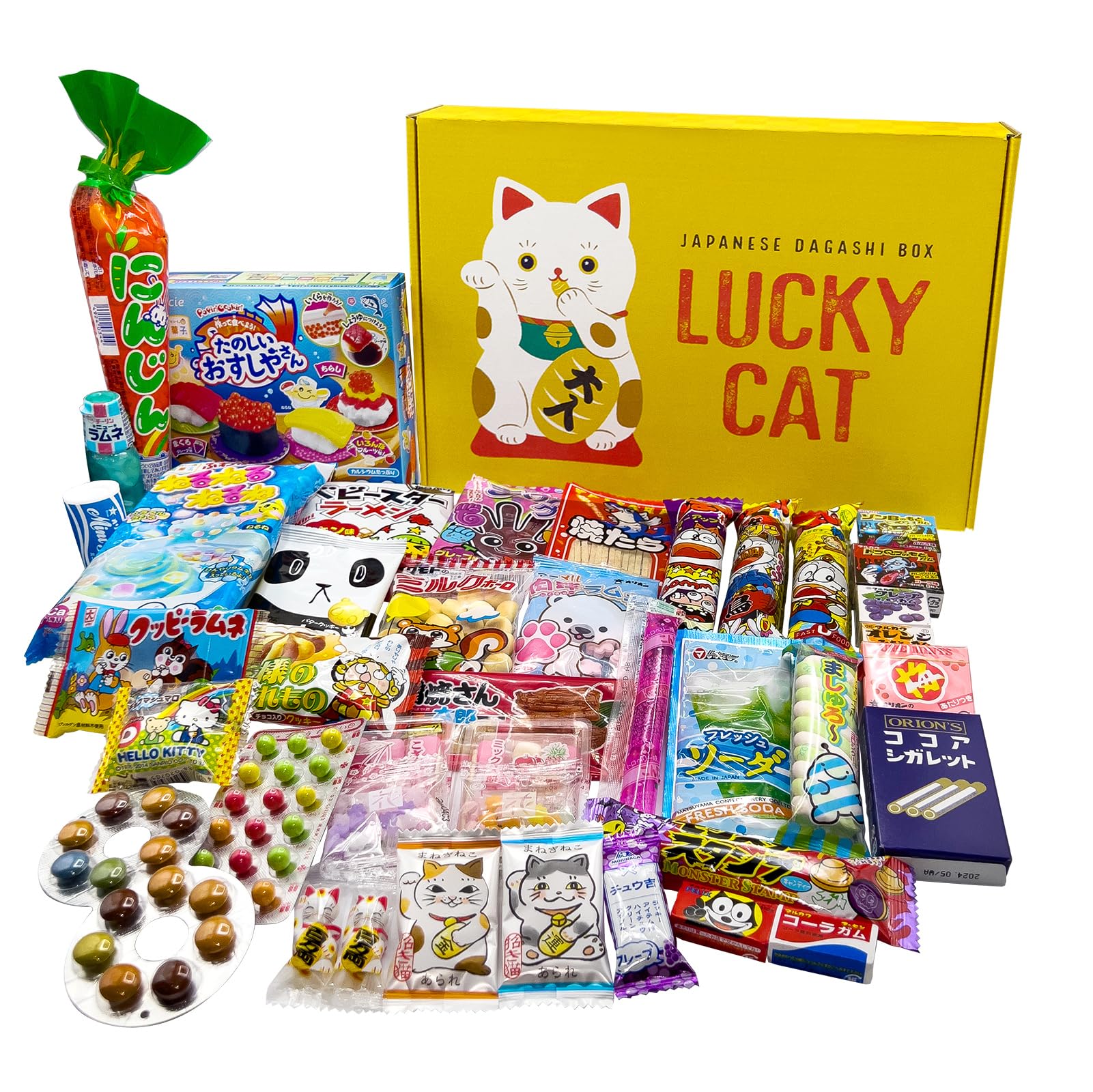 OHIMESAMA Japanese Snack Assortment - 40 pcs, 32 Types of DAGASHI, Sna ...