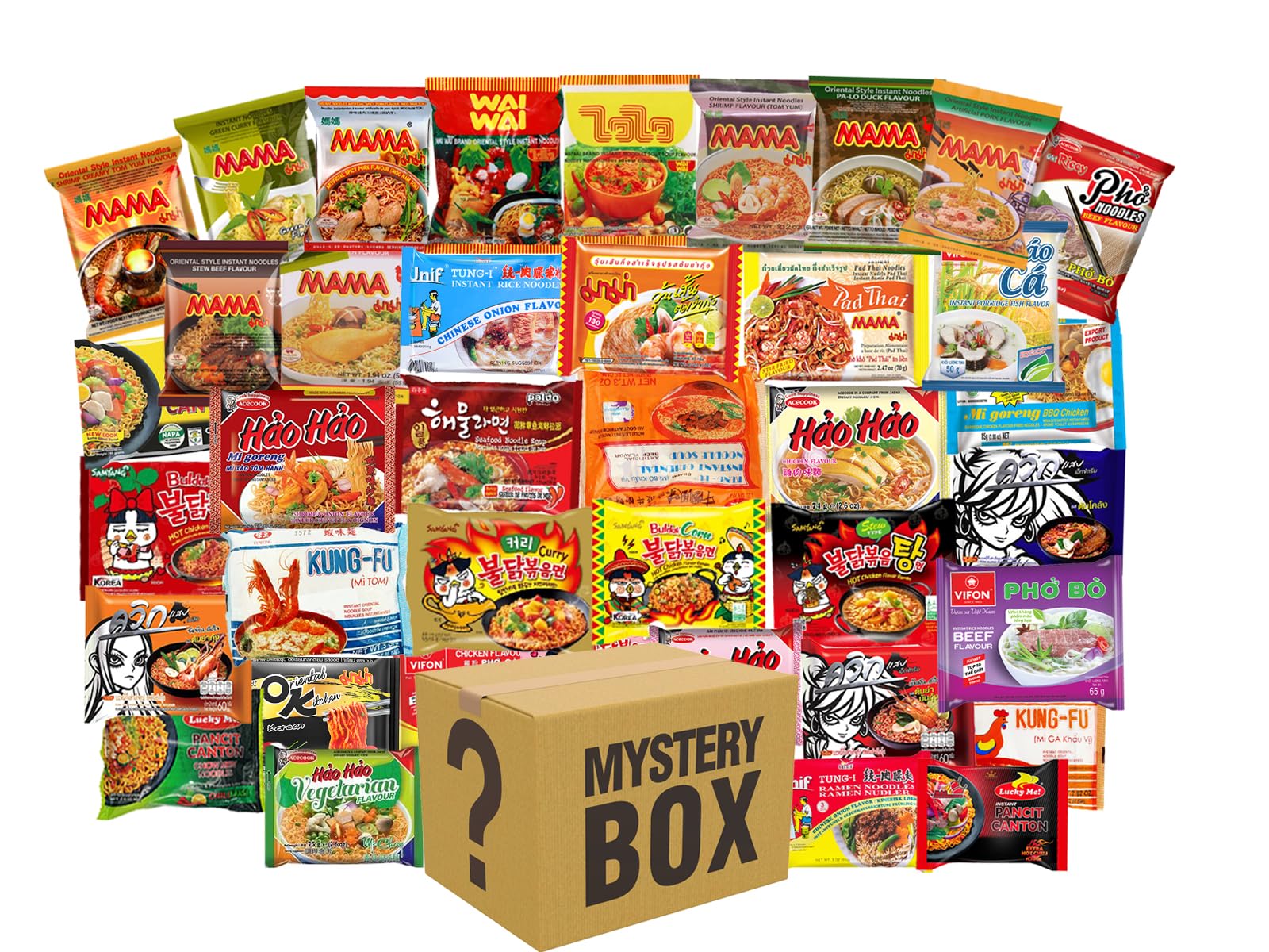 High Class Grass Ramen Noodle Variety Pack - 10 Instant Noodles (2 oz ...