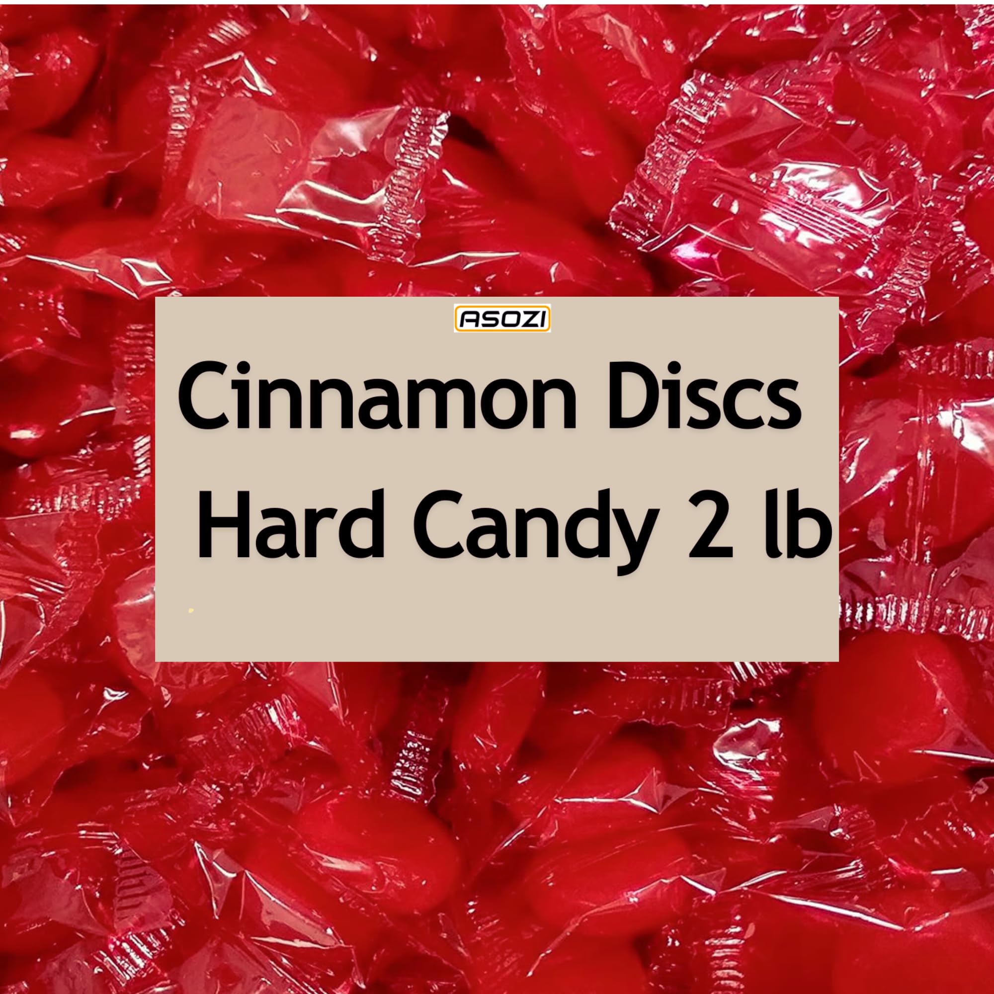 ASOZI Cinnamon Discs Hard Candy - Individually Wrapped, Spicy & Sweet ...