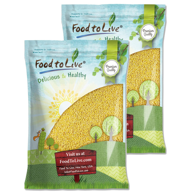 Hulled Millet, 18 Pounds - Whole Grain Seeds, Kosher, Raw, Bulk ...