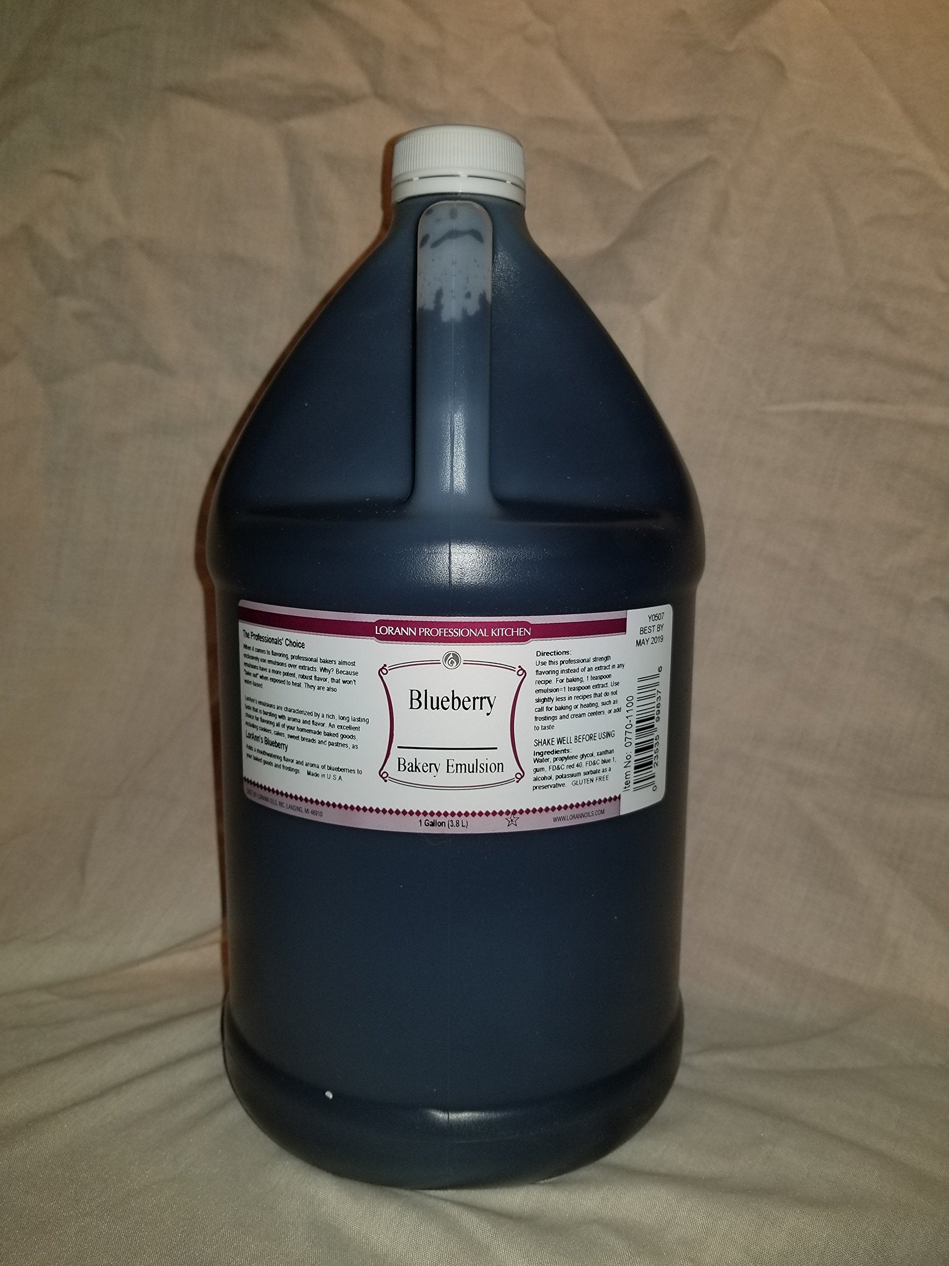 LorAnn Oils Blueberry Bakery Emulsion, 1 Gallon, Gluten-Free, Keto-Fri ...
