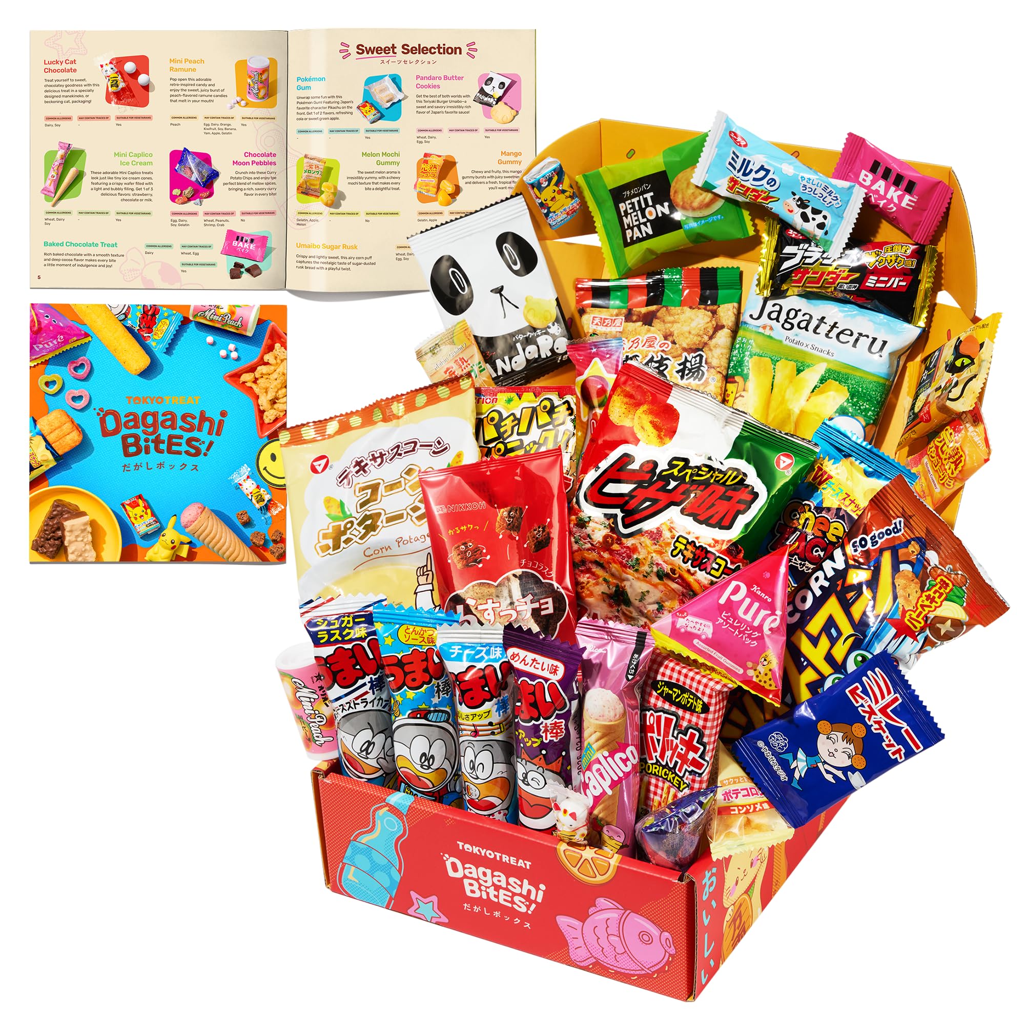TokyoTreat Japanese Snacks, Sweets & Candy 30 Piece Dagashi Gift Set ...