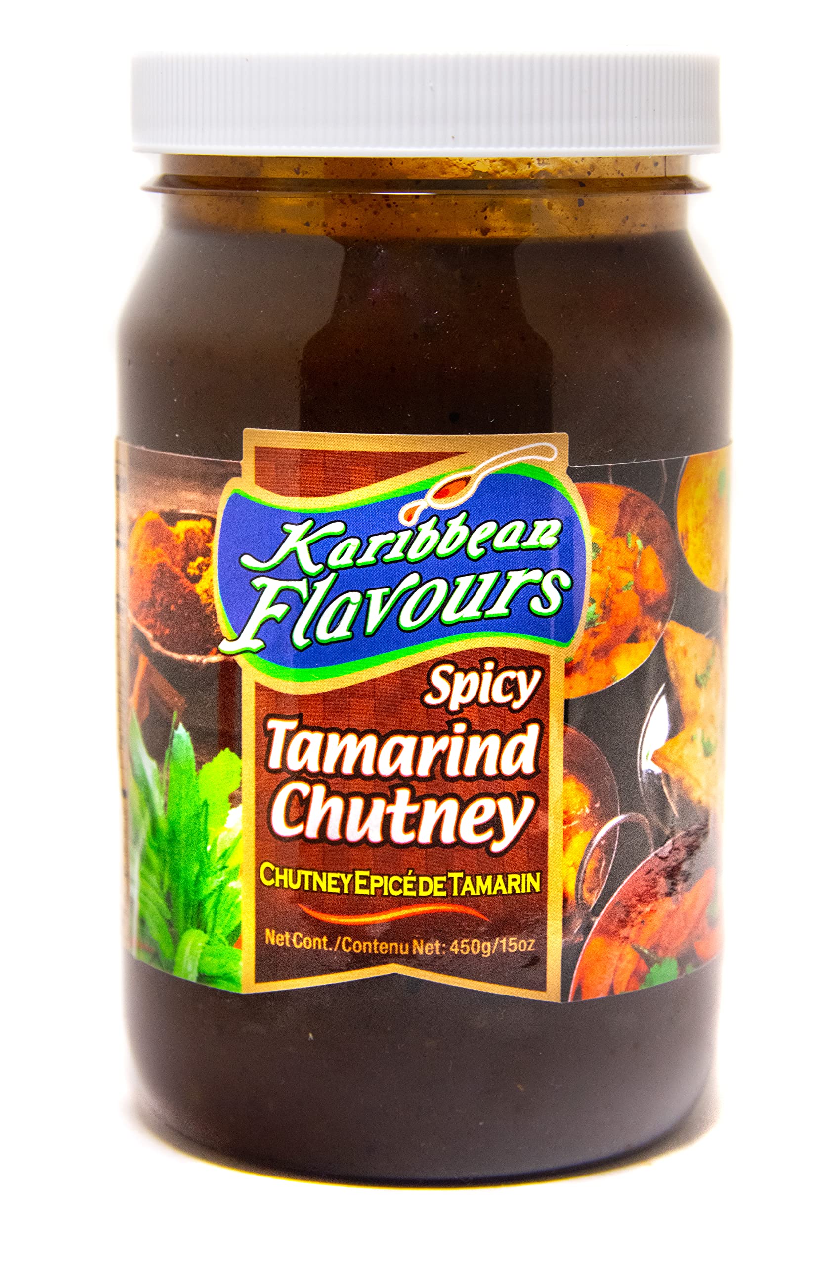 KARIBBEAN FLAVOURS Premium Spicy Tamarind Chutney Sauce - Great for Di ...